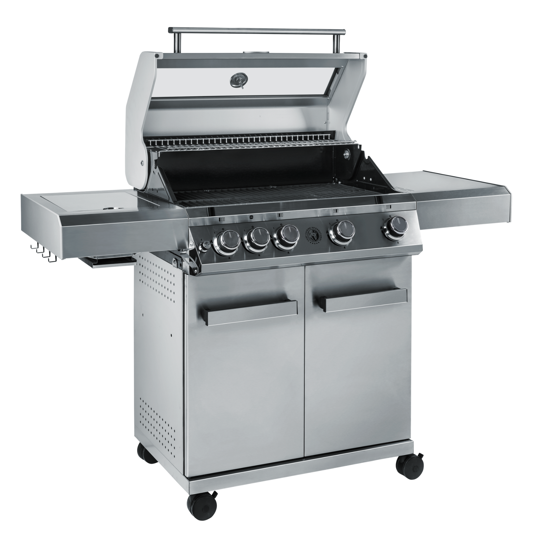 CHEF CUISINE BBQ Gas Grill 4 + 1, inklusive Hochtemperaturzone ...